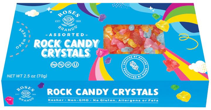 Rock Candy Crystal Box: Assorted Colors – Pop & Pour Party Co