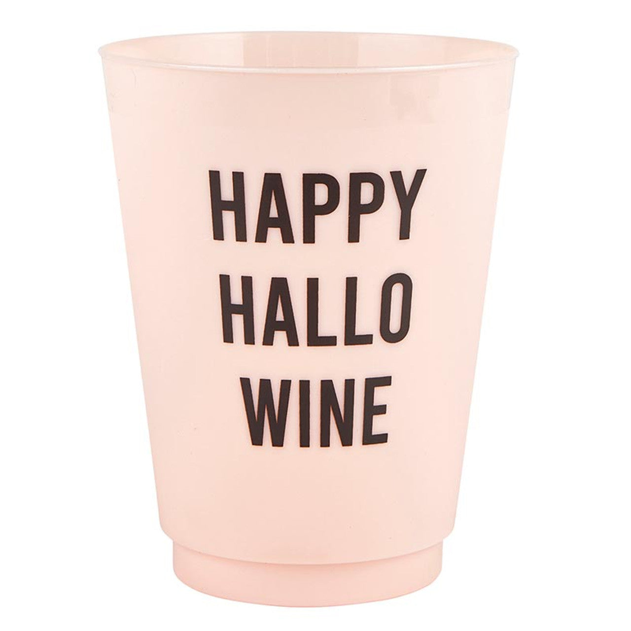"Happy Hallowine" Frosted Cups – Pop & Pour Party Co
