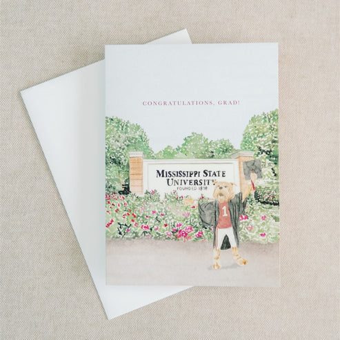 "Congratulations, Grad!" Mississippi State Graduation Greeting Card ...